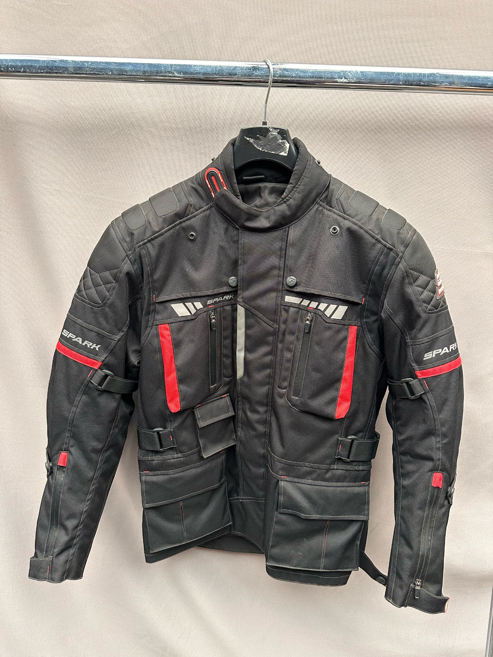 Black & Red Motorcycle Jacket [M]